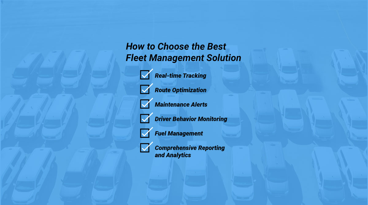How to Choose the Best Fleet Management Solution
